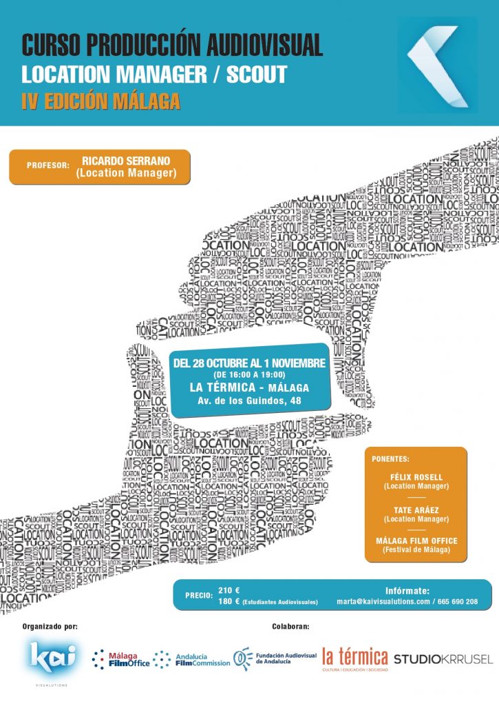 Curso de localizador de Kai Visualutions, con la participación de Málaga Film Office - Málaga ...